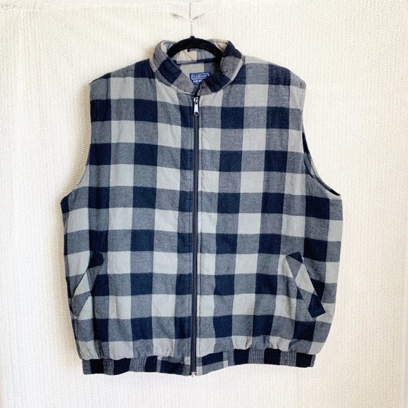 Block | Jackets & Coats | Boulevard By Block Sportswear Flannel Vest ...